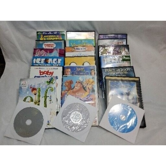 Media | Lot Of 21 Children Family Dvds Disney Pbs Big Idea Etc As ...